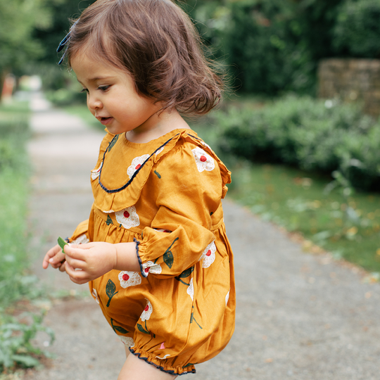 Pink Chicken - Baby Eileen Bubble Gold Flower – Annie Jewel and Charlies